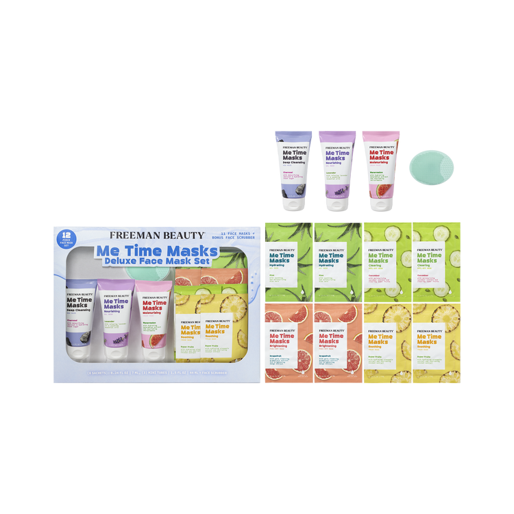 Freeman Me Time Facial Mask Kit, 12 Piece Set – Freeman Beauty