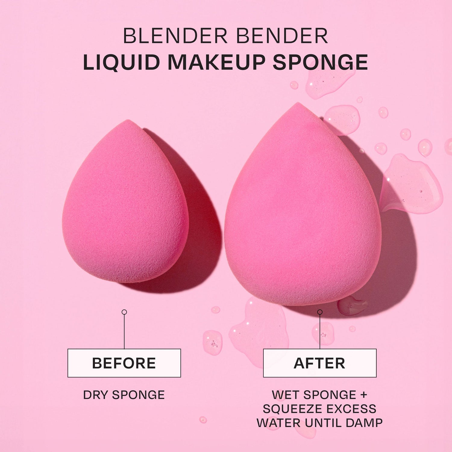 Freeman Blender Bender Makeup Sponge Set, For Liquid & Cream Foundation ...