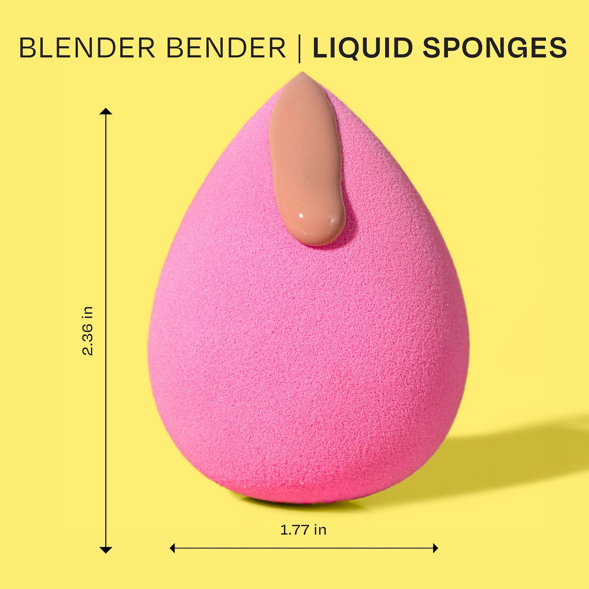 Freeman Blender Bender Makeup Sponge Set, For Liquid & Cream Foundation, Precision Point Makeup ...
