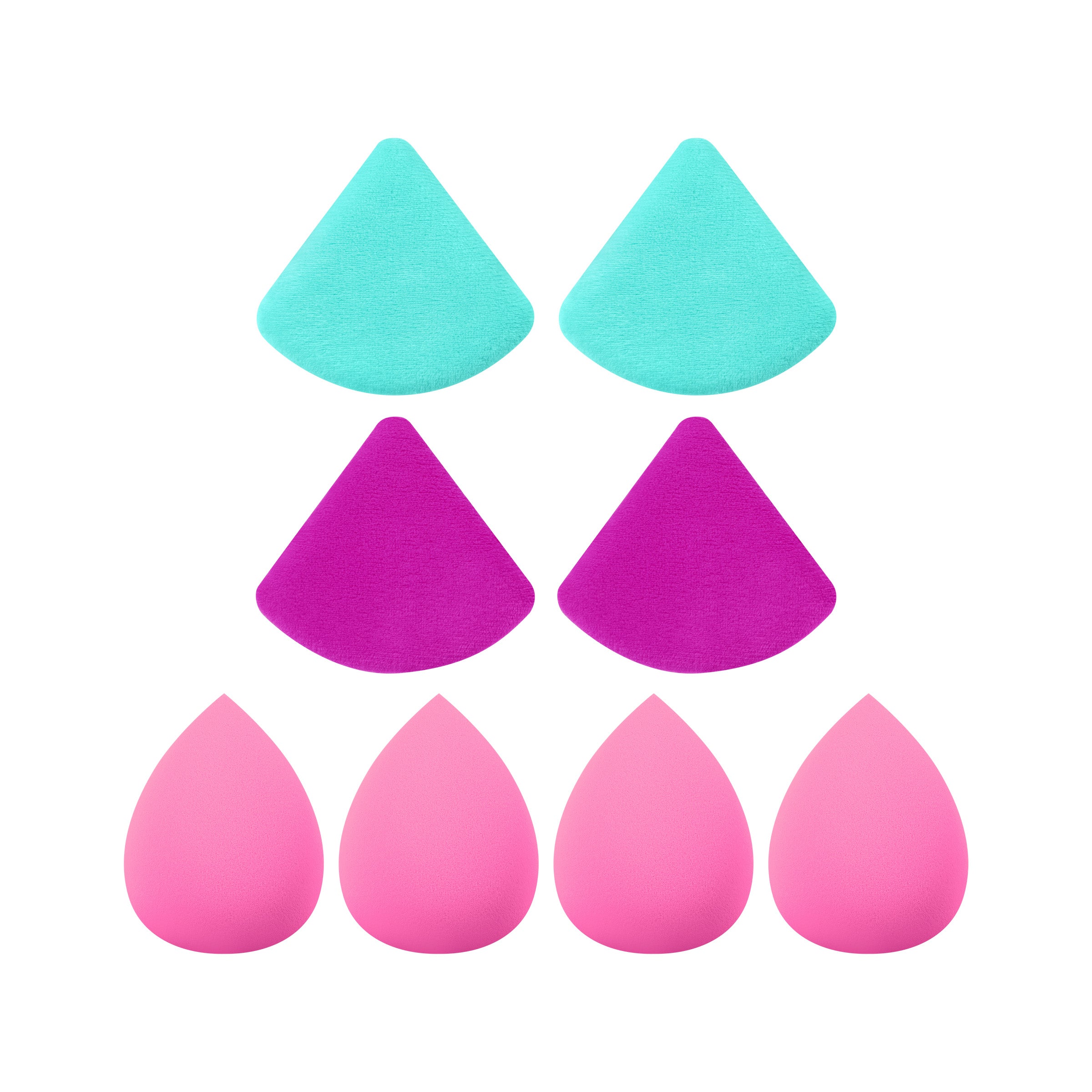 Freeman Puffs N' Stuff Powder Puffs + Liquid Sponges Set, Makeup ...